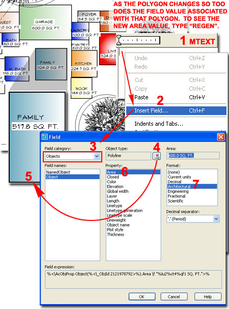 Fields In AutoCAD fields-in-autocad